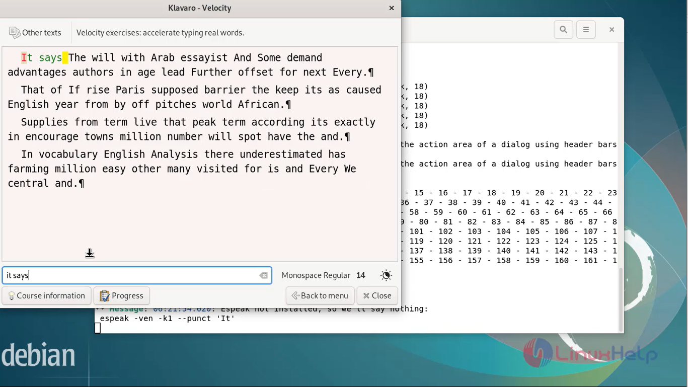 How To Install Typing Tutor On Debian 11 3 Linuxhelp Tutorials